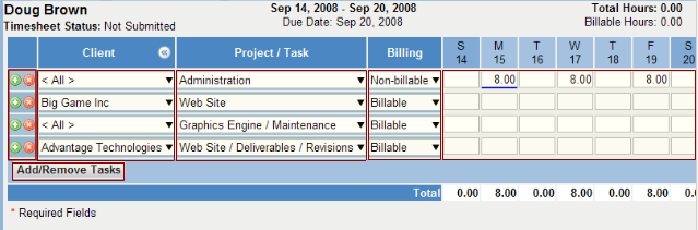 weekly-time-entry-view - Software Shortlist | Choose the right software ...